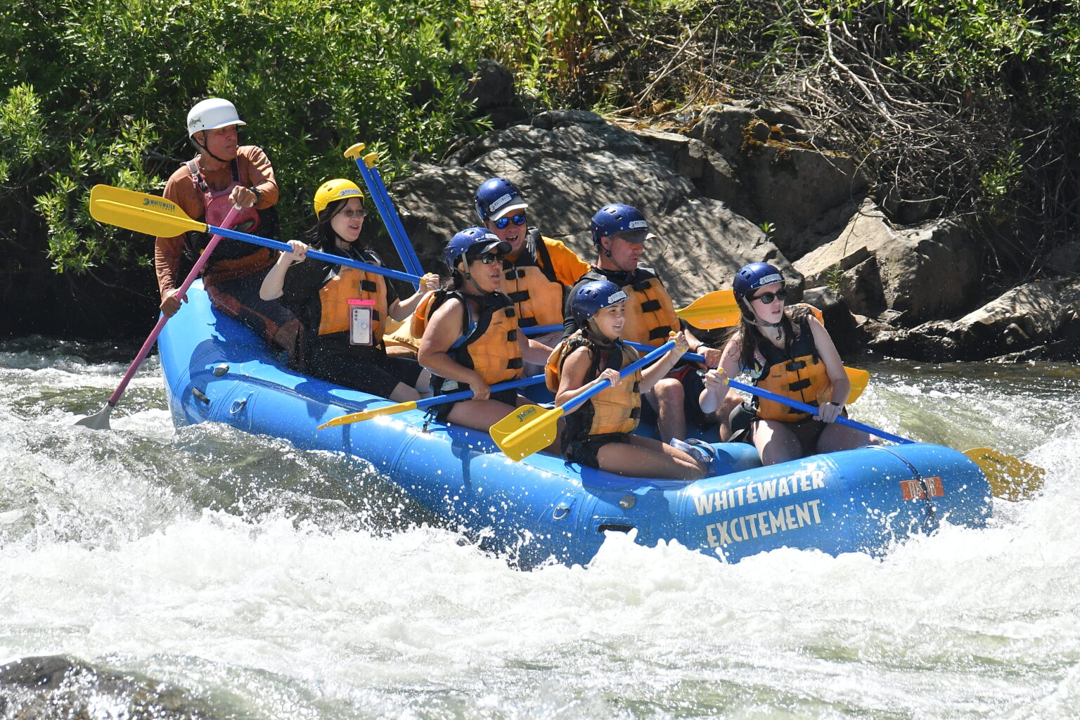 South Fork American River PM 1/2 Day Whitewater Rafting Trip