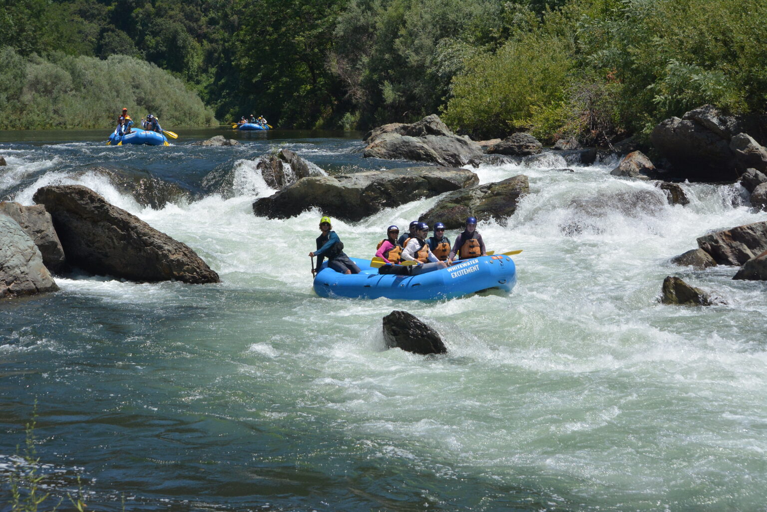 Middle-South Fork American River 2 Day River Rafting Trip
