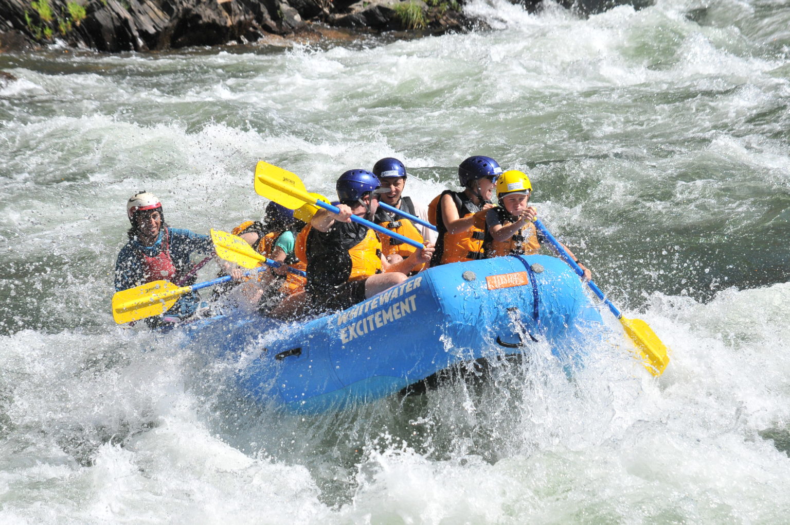 Middle-South Fork American River 2 Day River Rafting Trip