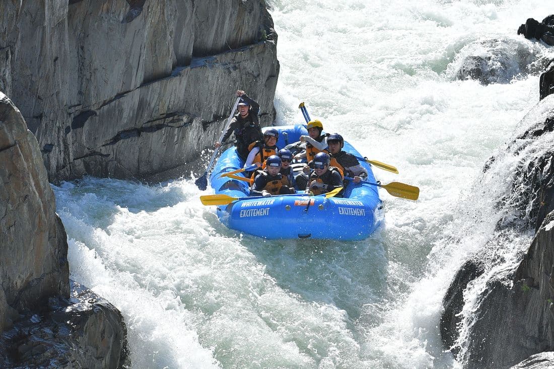 Middle-South Fork American River 2 Day River Rafting Trip